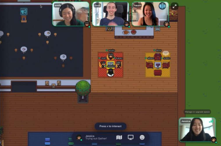 สร้างออฟฟิศเสมือนจริงใน Gather Town โปรแกรมใหม่ ช่วยเพิ่มสีสันให้การ ...